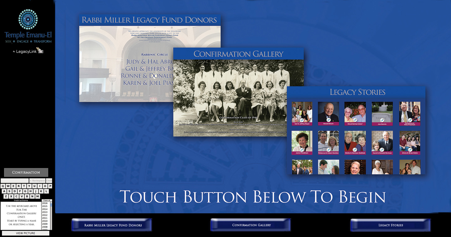 The LegacyLink Kiosk – Linking the legacy of the past with the promise ...